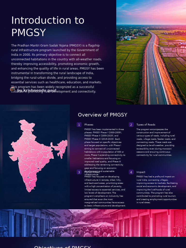 Introduction To PMGSY | PDF | Economies