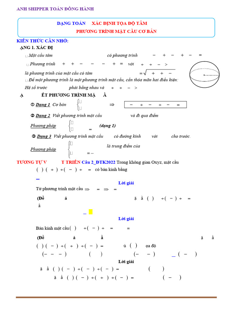 Cd02 (Cau 2) Pt Mặt Cầu Cơ Bản Hdg Chi Tiet | PDF