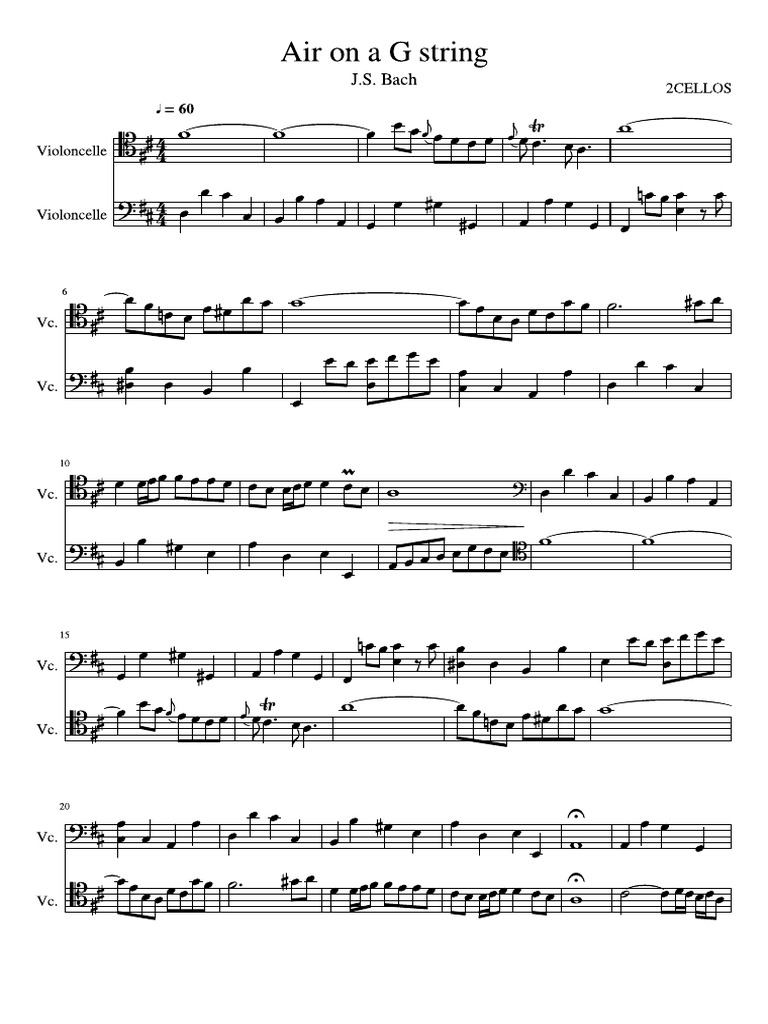 Air On A G String | PDF