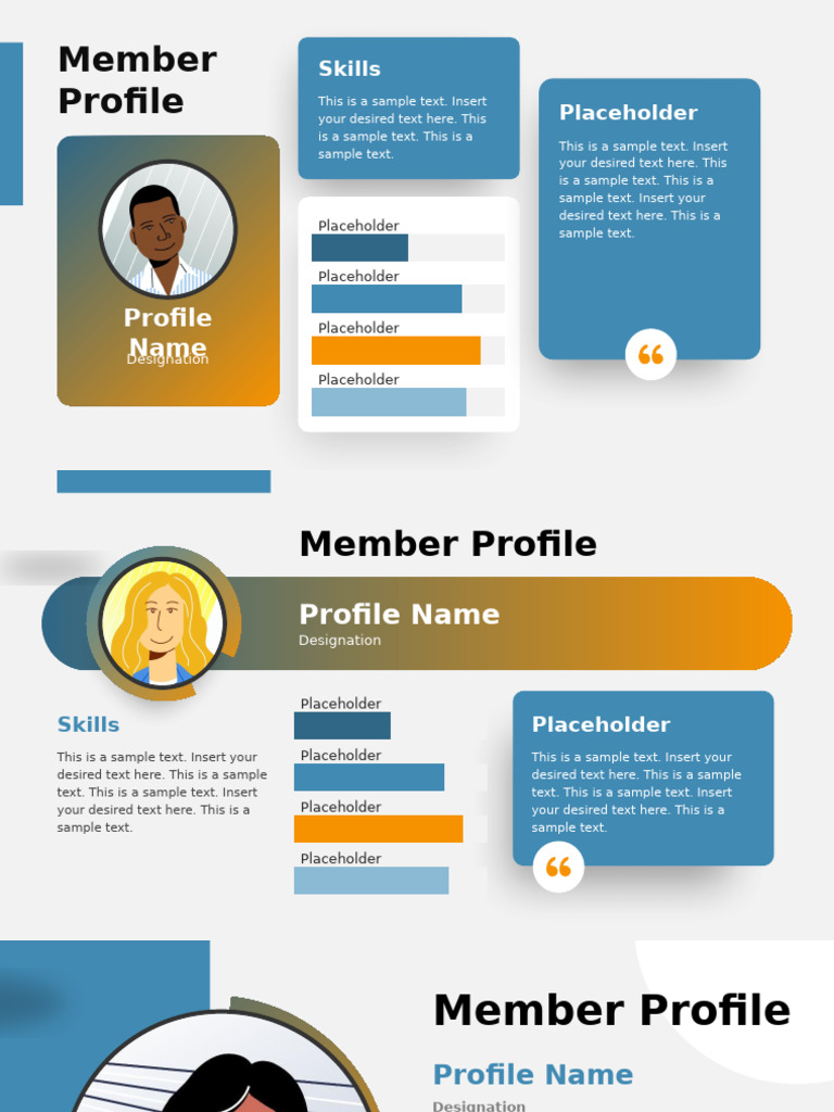 FF0348 01 Member Profile Slides For Powerpoint | PDF