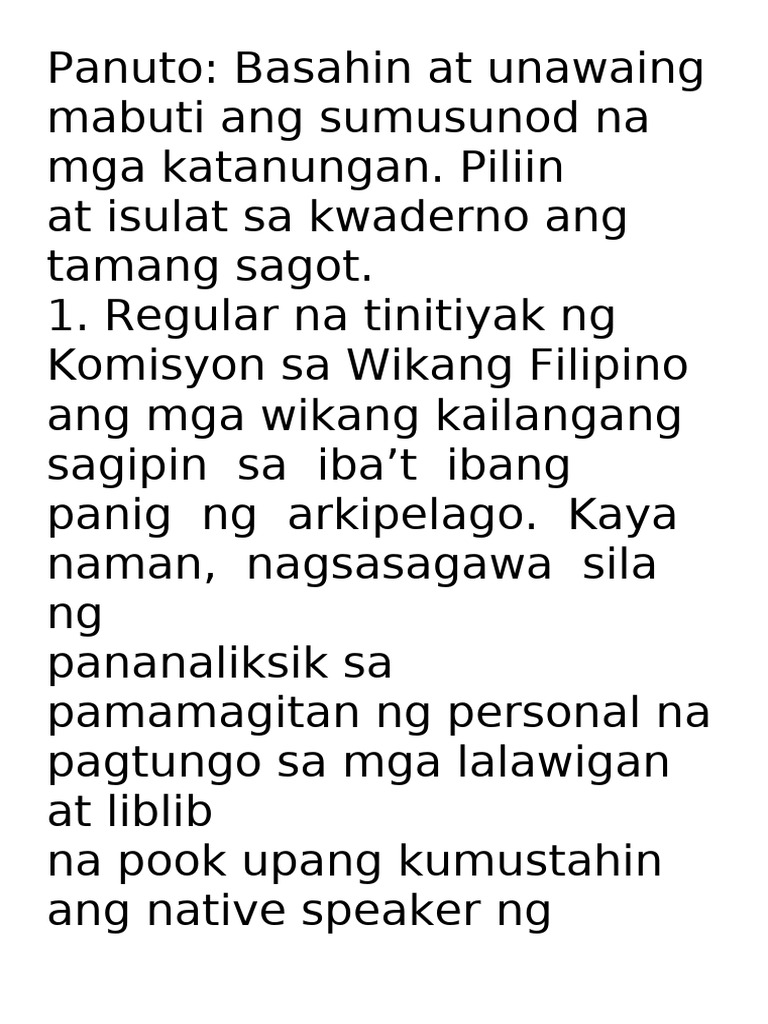 Piling Larang Midterm 2024-2025 | PDF