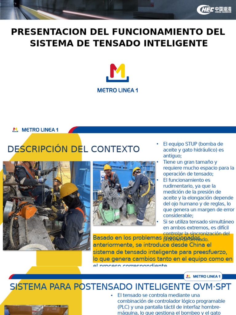 Sistema de Tensado Inteligente OVM·SPT | PDF | Controlador lógico ...