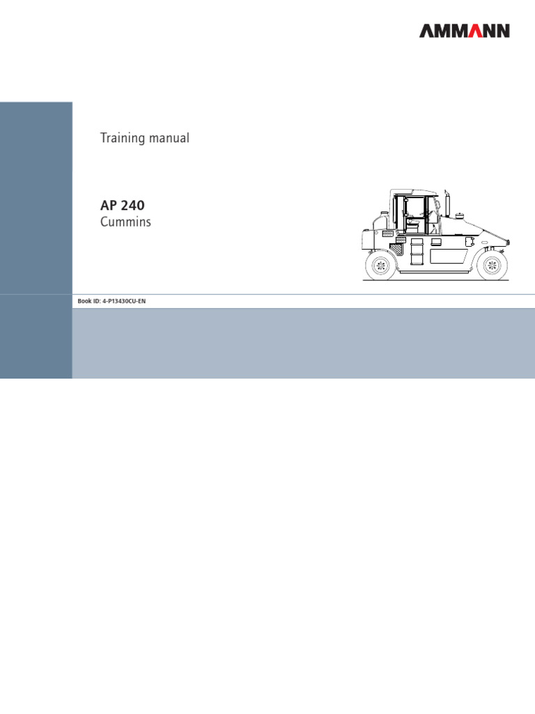 Training Manual - AP240 - CU3 - EN | PDF | Axle | Vehicle Technology