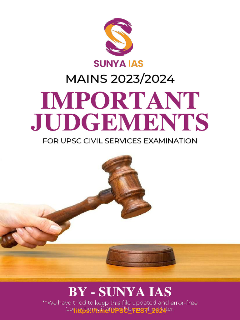 IMPORTANT Judgements - Watermark | PDF | Justice | Crime & Violence