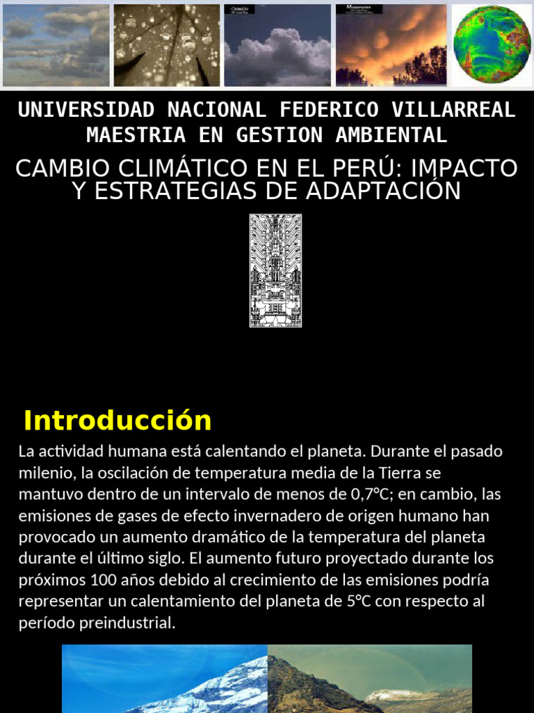 Impacto del Cambio Climático en Perú | PDF | Cambio climático | Grupo ...