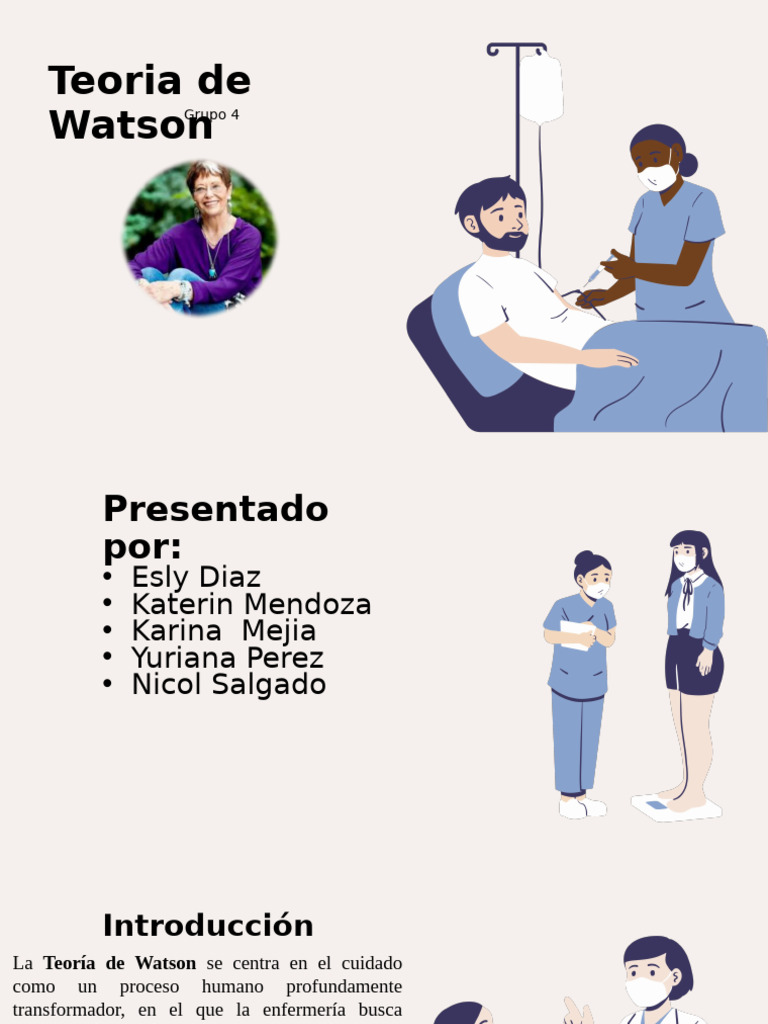 Grupo 4 Teoria de Watson | PDF | Enfermería | Holismo