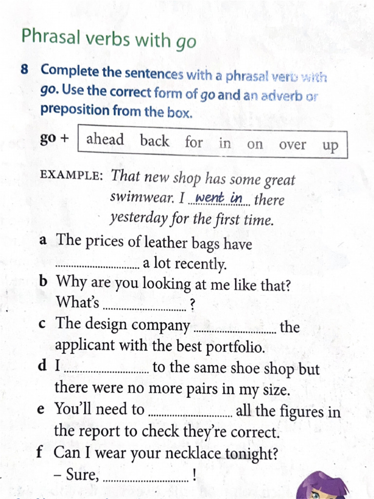 Phrasal Verbs With Go | PDF