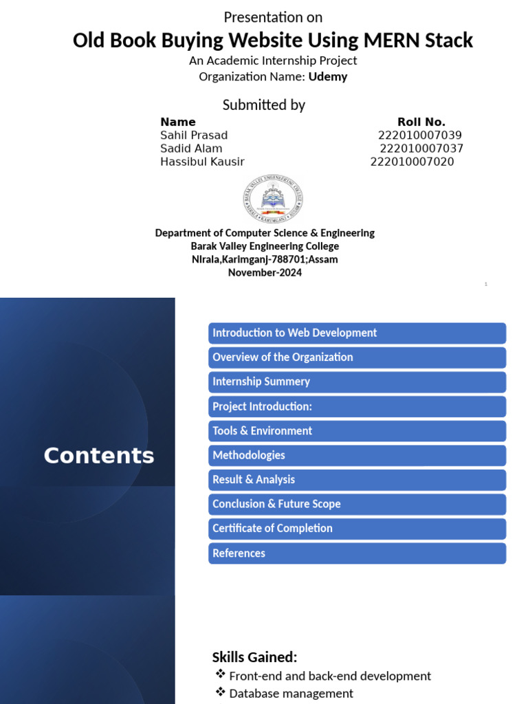 Old Book Selling Website Using Mern Stack | PDF | Java Script | World Wide Web