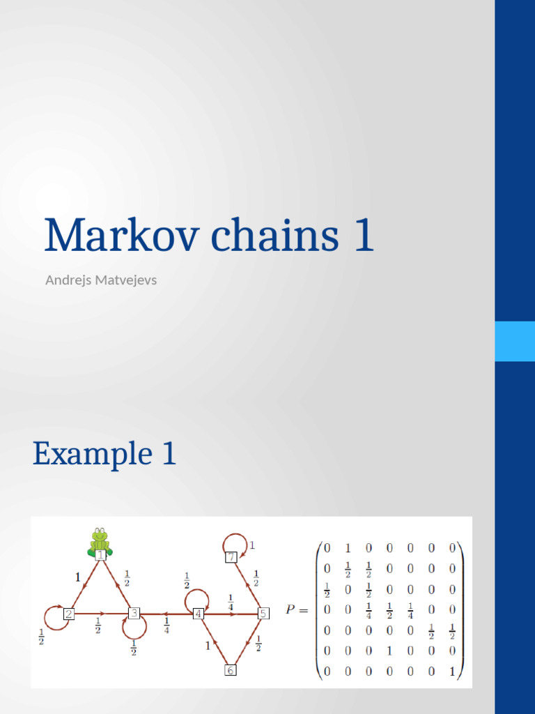 Discrete Markov Chains Pdf