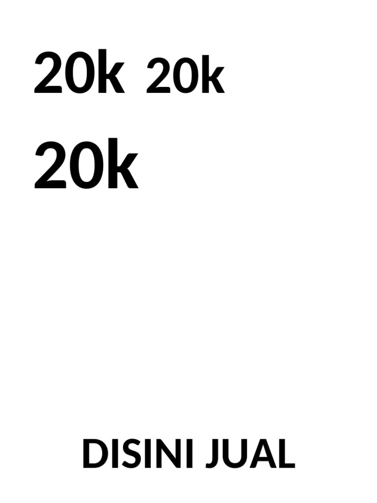 DISINI JUAL Gas | PDF