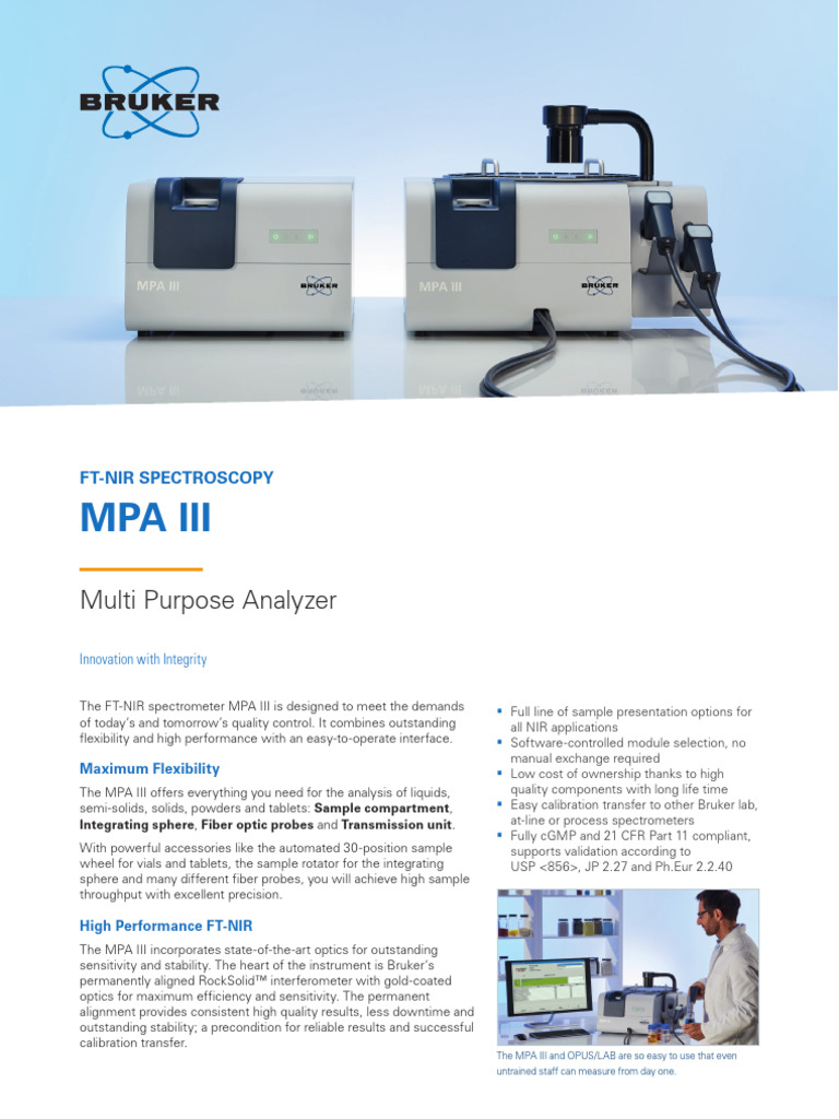 MPA_III_Flyer_EN | PDF | Interferometry | Optical Fiber