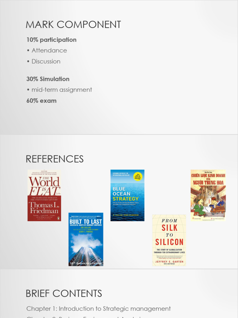 Slides Chapter 1 - Introduction To Strategic Management | PDF | Strategic Management | Business