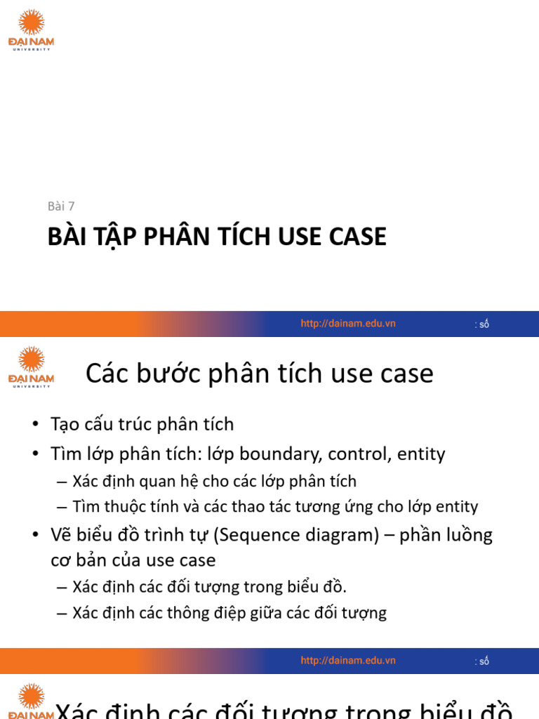 Buoi7 BaiTap Phan Tich Use Case | PDF