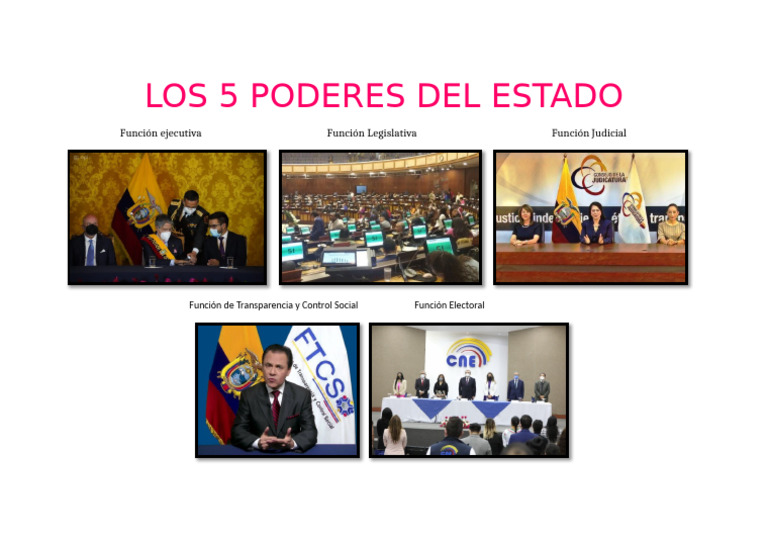 Los 5 Poderes Del Estado | PDF