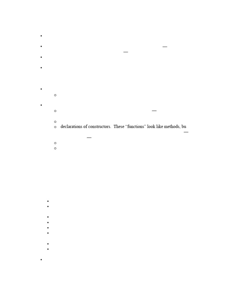 Java Classes and Objects Guide | PDF | Class (Computer Programming ...