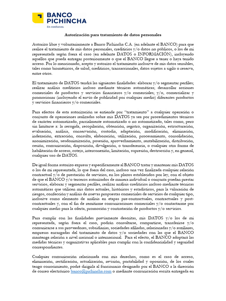 BP Investments Authorization v1 | PDF | Bancos