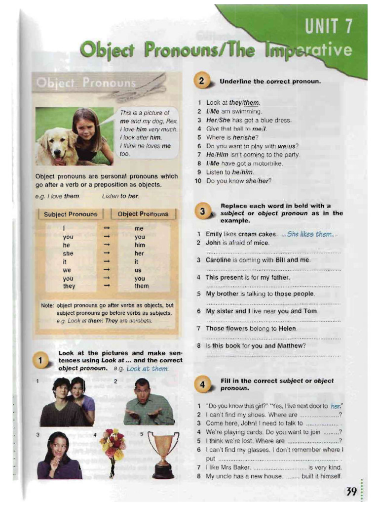 Unit 7 Grammar - A1 | PDF