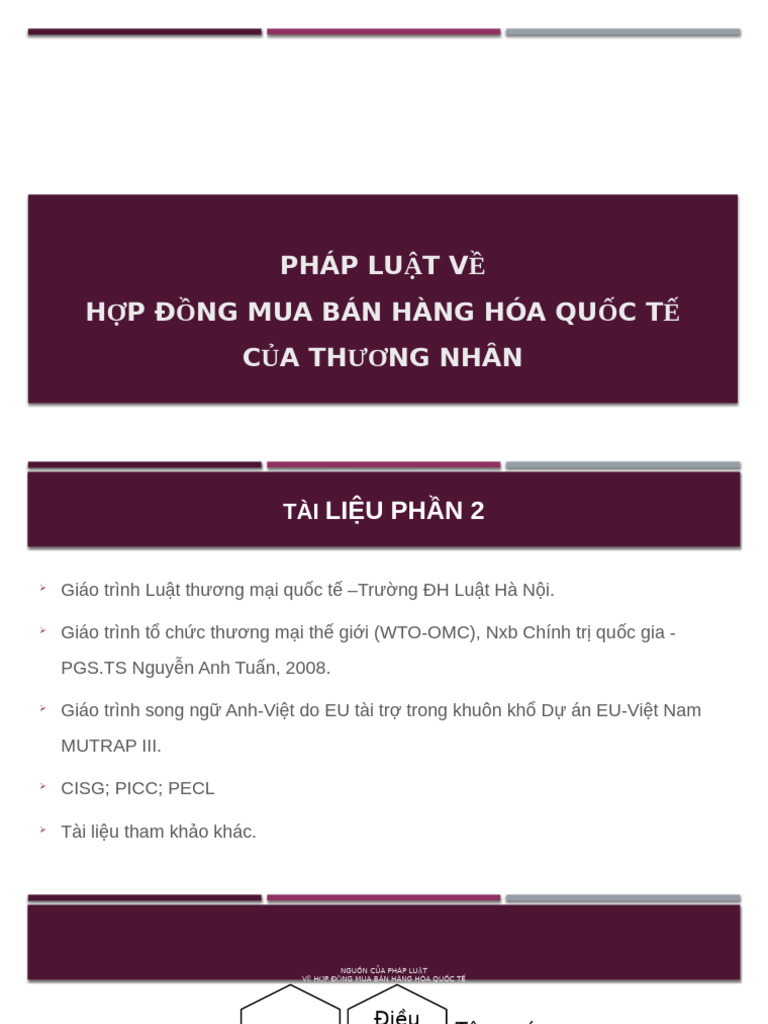 Bài 5. PL Về Hợp Đồng MBHH QT | PDF