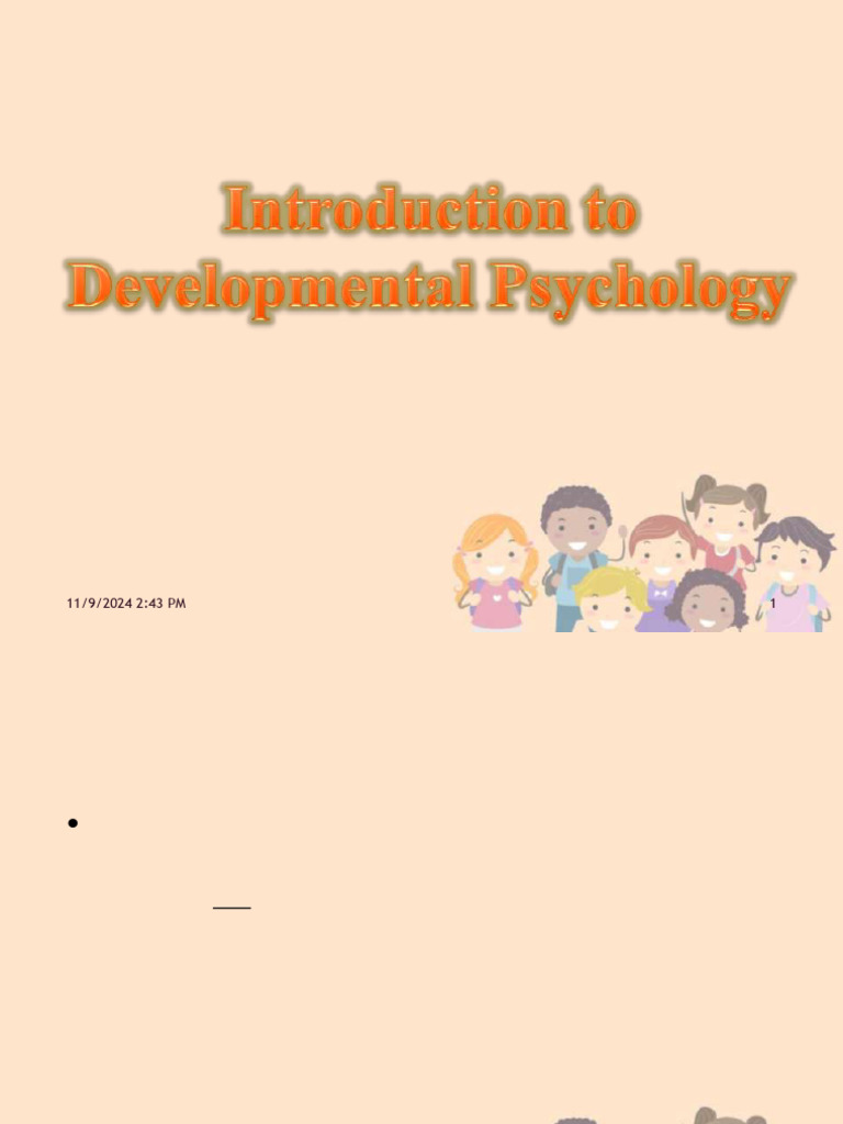Understanding Human Development | PDF | Developmental Psychology ...