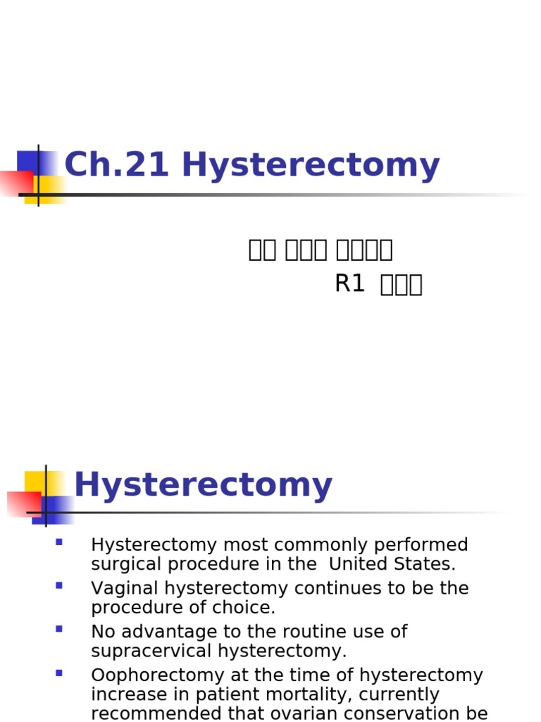 Prophylactic Oophorectomy in Hysterectomy | PDF | Ovarian Cancer | Uterus