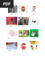 Printable Action Verb Flashcards | PDF