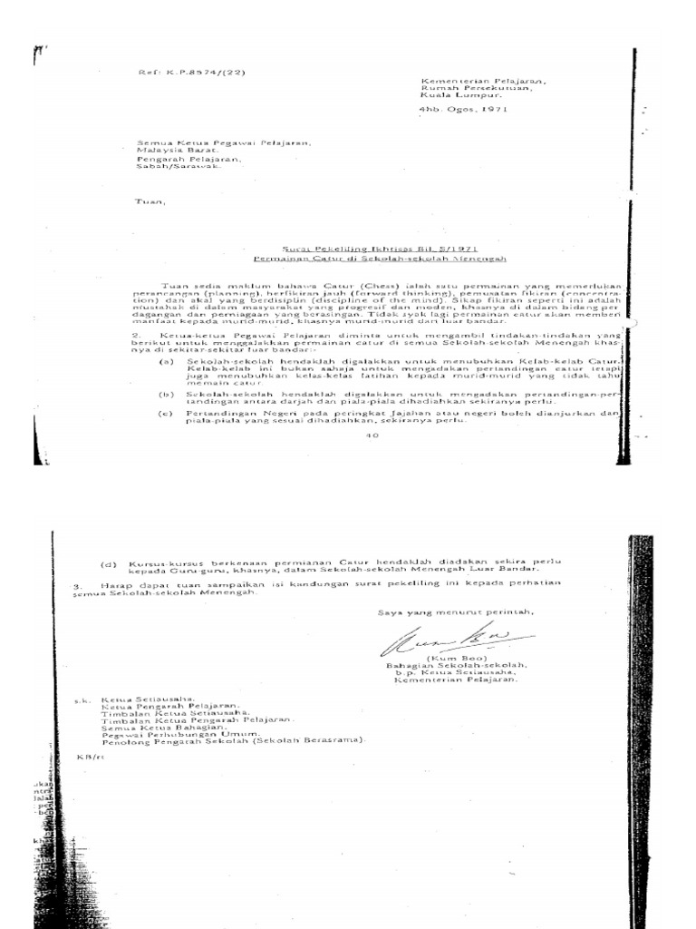 Spi Bil 8 1971 Permainan Catur Di Sekolah Sekolah Menengah Pdf