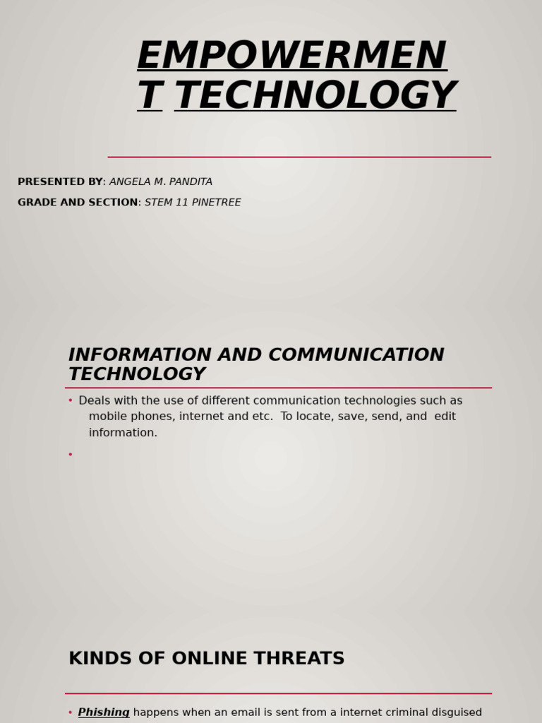 Empowerment Technology | PDF | Infographics | Central Processing Unit