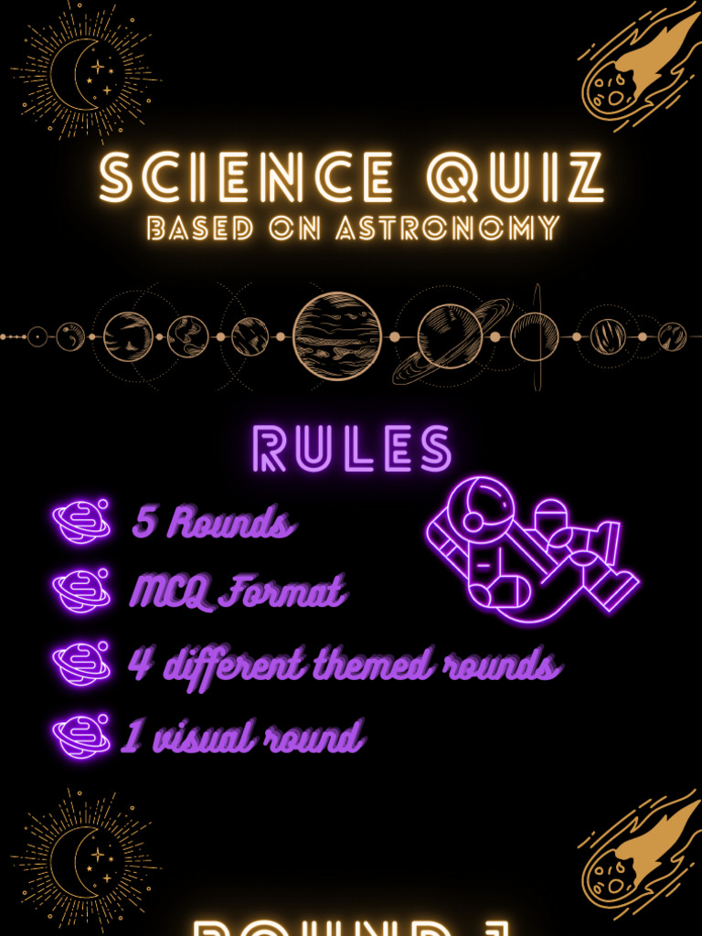 Astronomy Quiz | PDF | Planets | Solar System