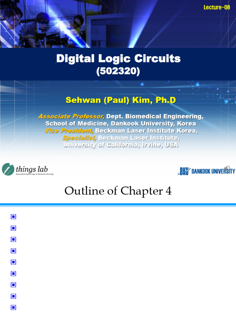 08.DLC Lecture Note | PDF | Theory Of Computation | Electronic Circuits