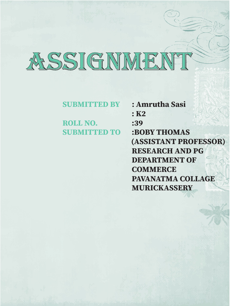 Amrutha Assignment | PDF