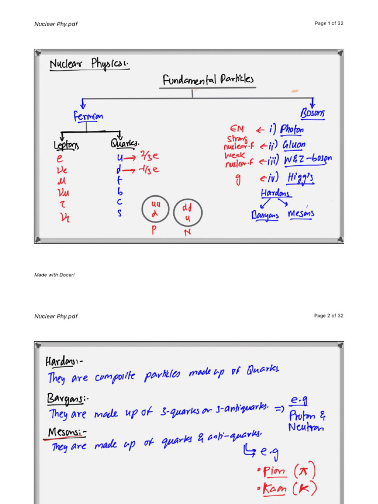 Nuclear Physics Overview | PDF