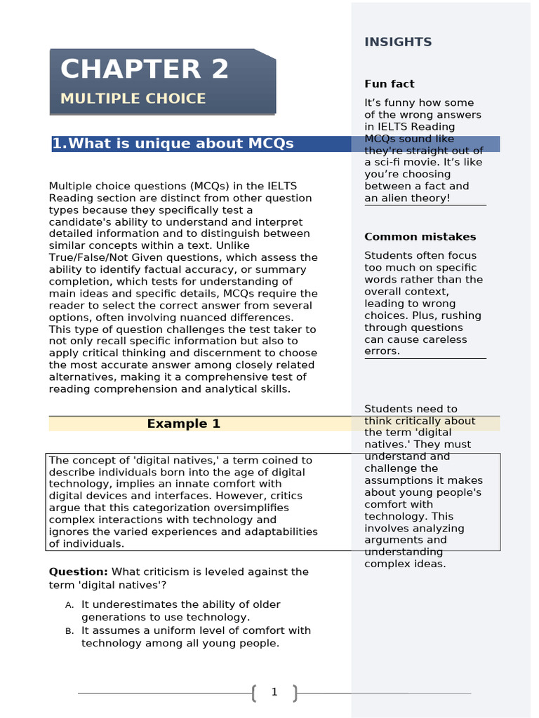 Multiple Choice | PDF | Multiple Choice | Moon