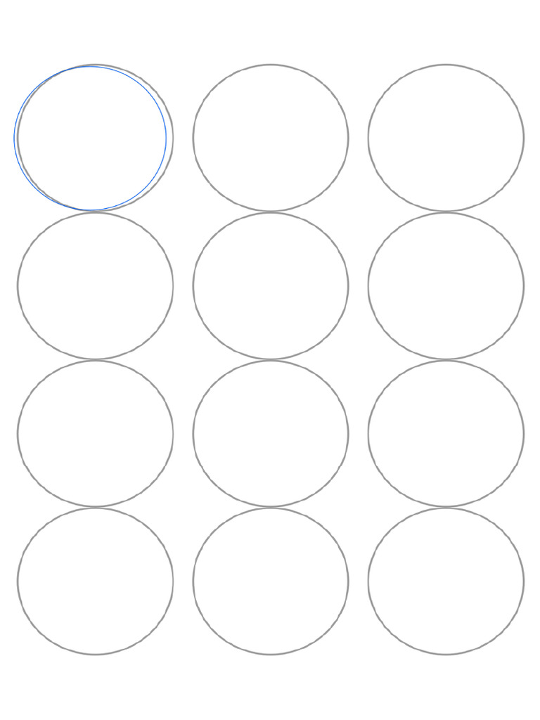 3x4 Large Circle | PDF