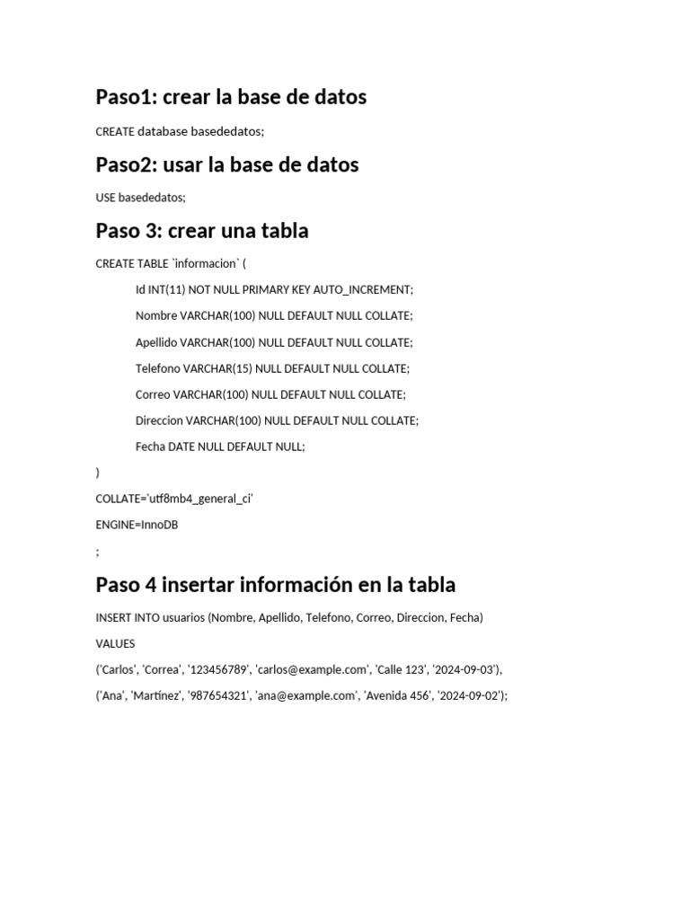 Base de Datos ADSO#3 | PDF | Derecho | Informática