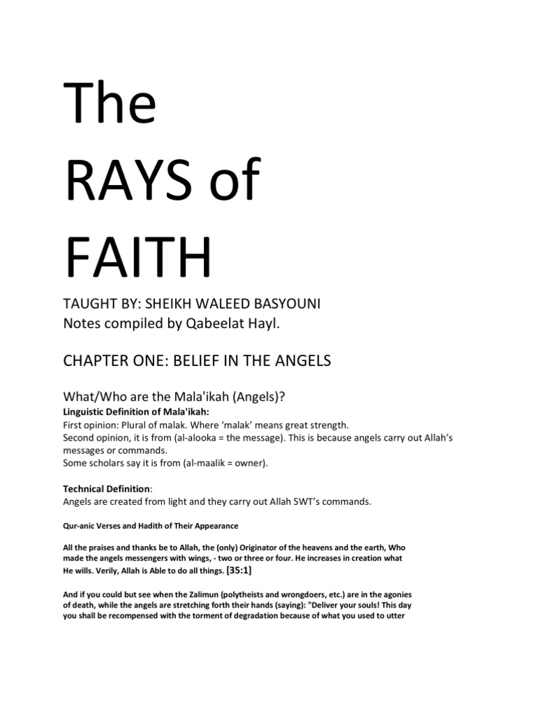 Angels and Jinns | PDF | Jinn | Abrahamic Religions