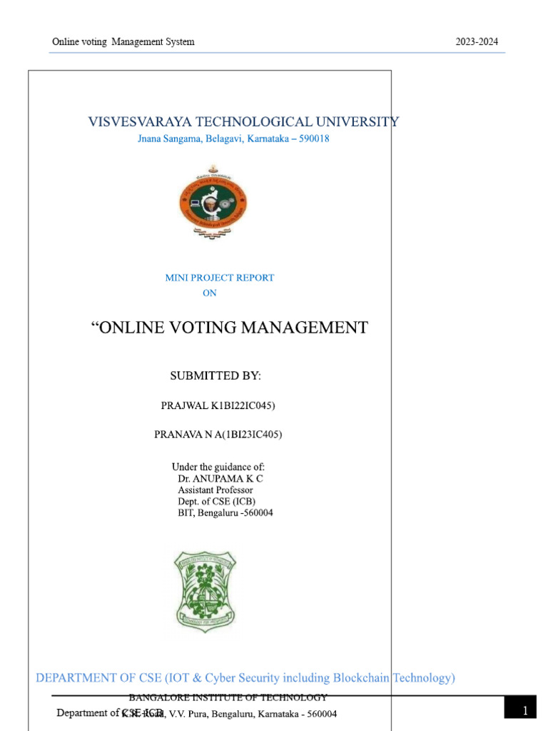 Voting Report | PDF | Databases | My Sql