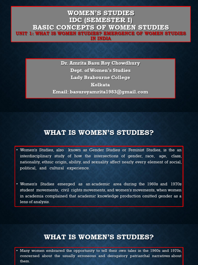 DOC-20230824-WA0015. I | PDF | Women's Studies | Gender Studies
