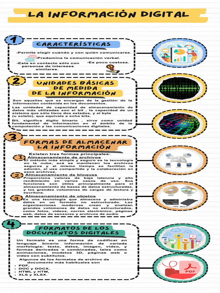Infografía La Información Digital | PDF