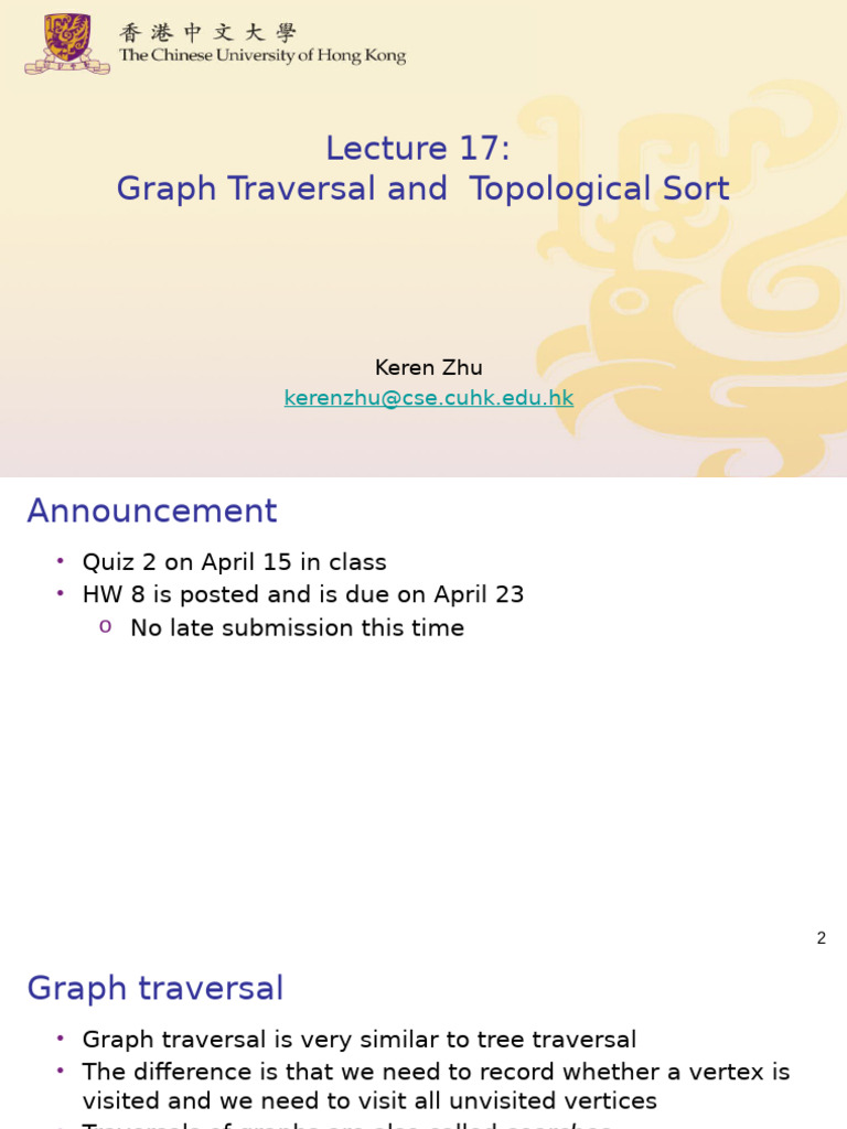 Lec 17 | PDF | Vertex (Graph Theory) | Theoretical Computer Science