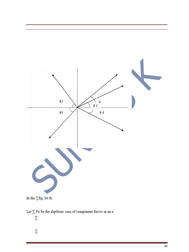 Analysis of Concurrent Force Systems | PDF | Force | Area
