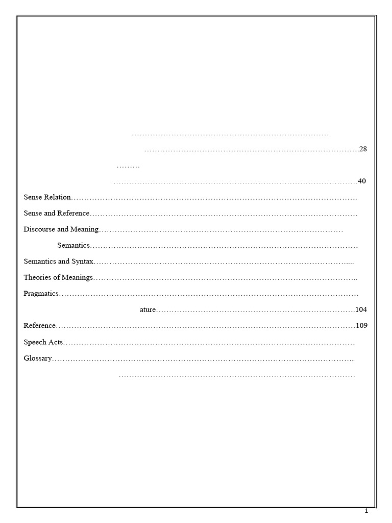 Semantics and Pragmatics (All Lectures) 2023 | PDF | Semantics | Linguistics