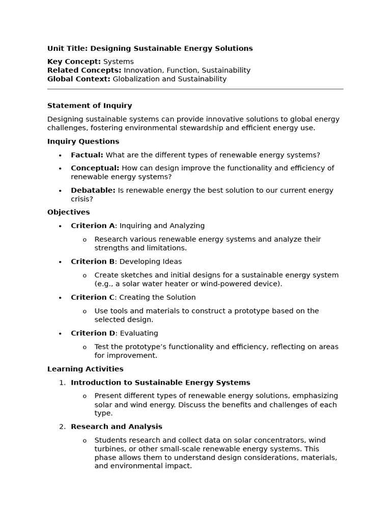 Debating Renewable Energy Solutions | PDF | Prototype | Renewable Energy