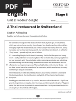 Restaurant Review Writing Guide | PDF | Restaurants | Menu