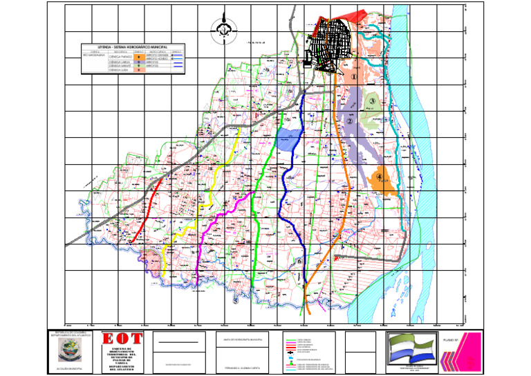 Mapa No. 6 - Mapa de Sistema Hidrografia Municipal-Presentación1 | PDF