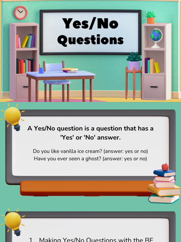 Yes - No and Negative Questions | PDF | Verb | Semantic Units