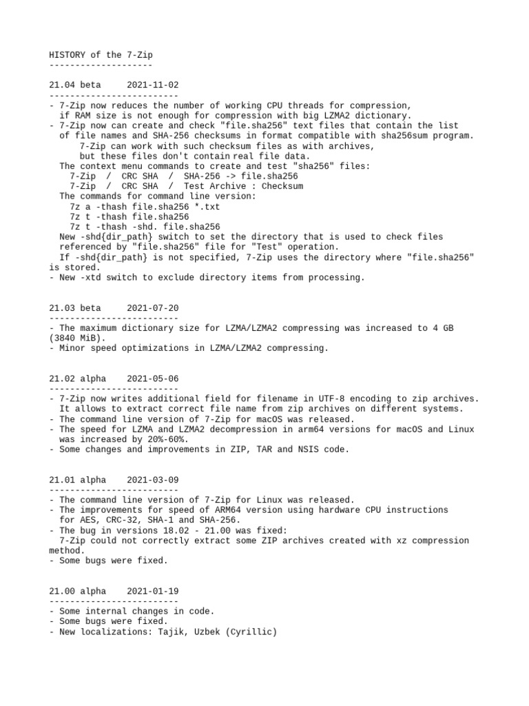 History | PDF | Zip (File Format) | Utility Software