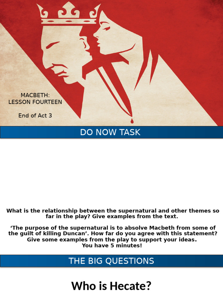 Act 3 Scene 5 - Hecate | PDF | Macbeth | William Shakespeare