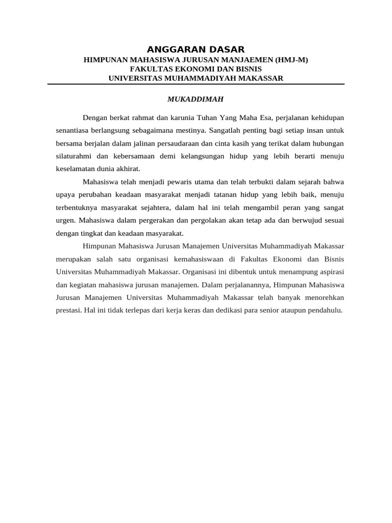 Ad Art HMJ Manajemen - A4 | PDF | Bisnis