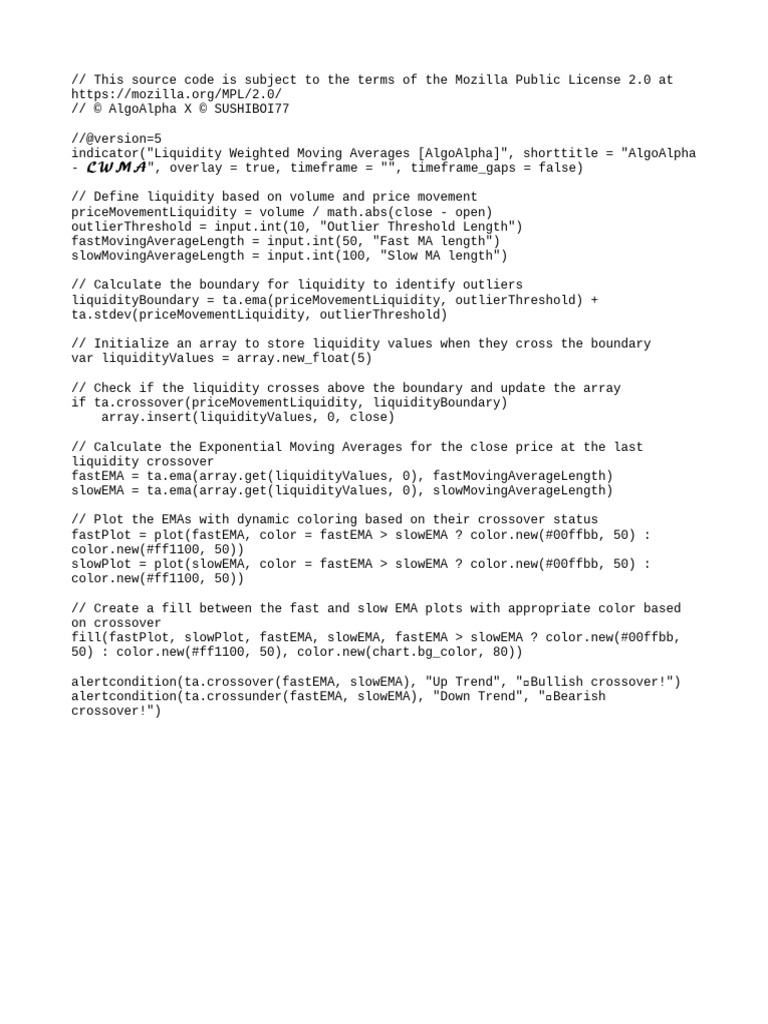 LWMA | PDF | Computers