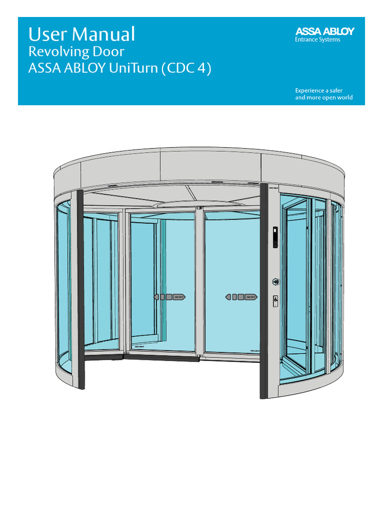 ASSA ABLOY UniTurn User Manual | PDF | Door | Electromagnetic Interference